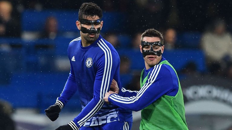Soccer Blog | Costa joins ranks of Chelsea’s masked marauders